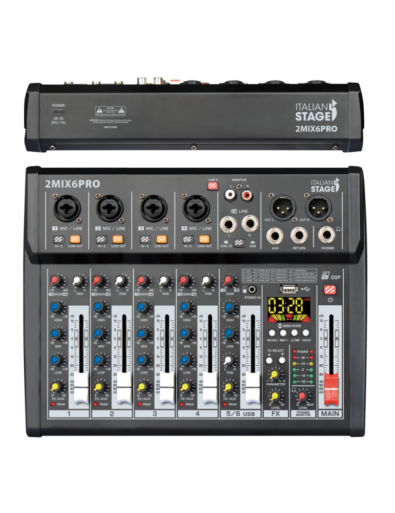 Mixer Italian Stage IS 2MIX6PRO